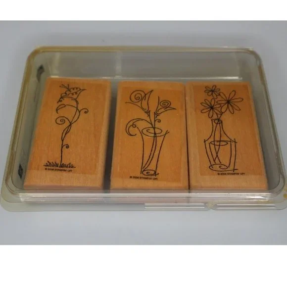Stampin' Up! | Office | 206 Stampin Up Sassy Stems Retired Rare Htf ...